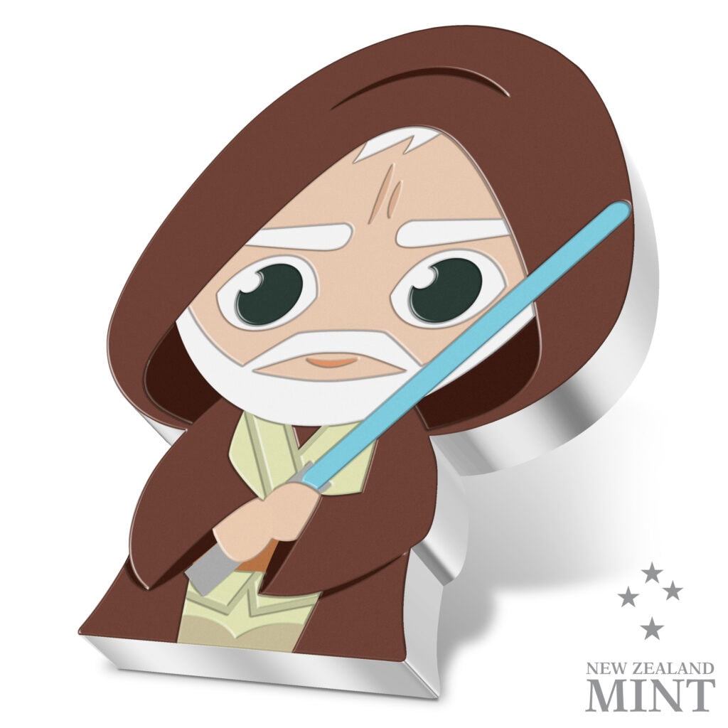 2021 Niue Star Wars - Obi-Wan Kenobi 1oz Silver Chibi Coin