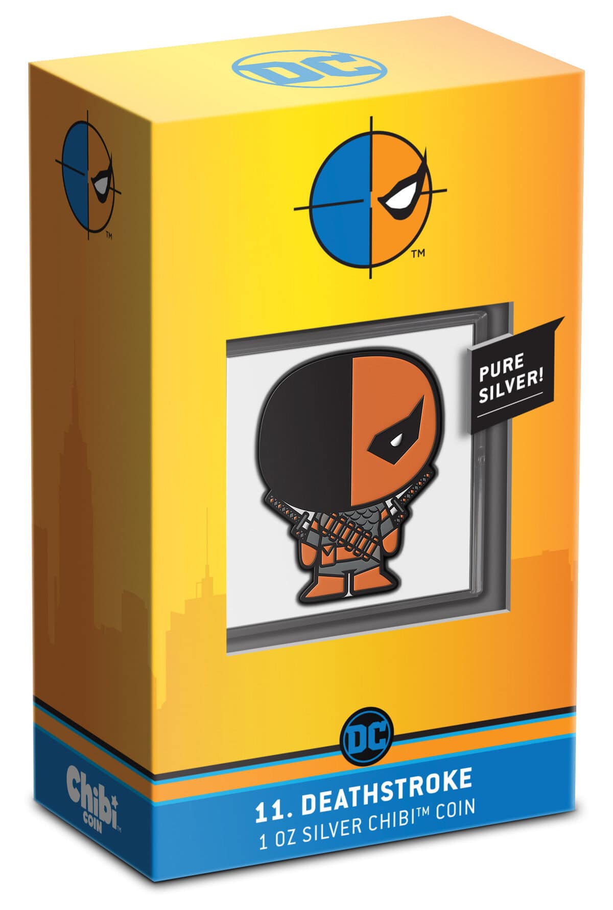 2021 Niue Chibi DC Deathstroke 1 oz Silver Coin - GRReserve.com