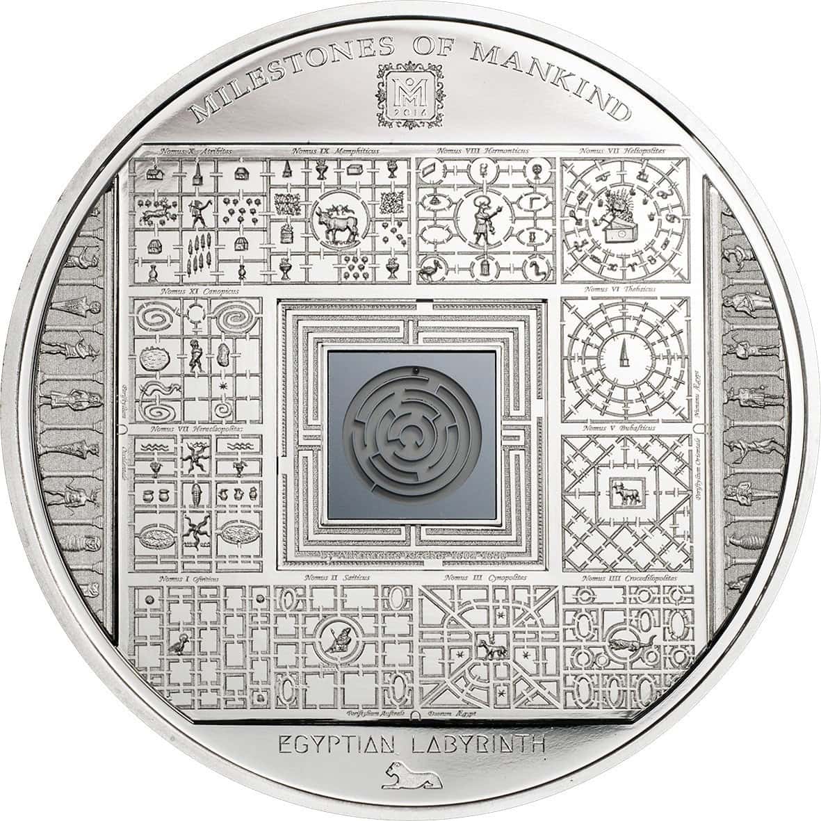 2016 Cook Islands Milestones of Mankind Egyptian Labyrinth 1.6 oz ...