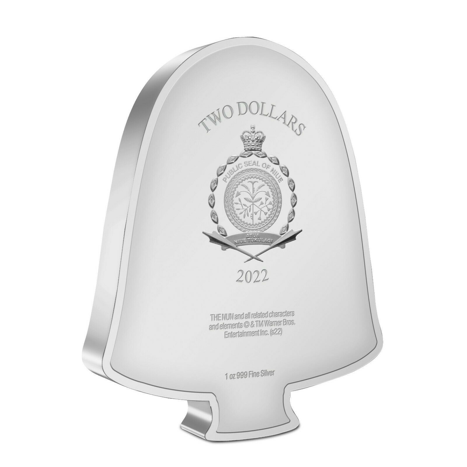 2022 Niue Horror Series The Nun 1oz Silver Chibi Coin - GRReserve.com