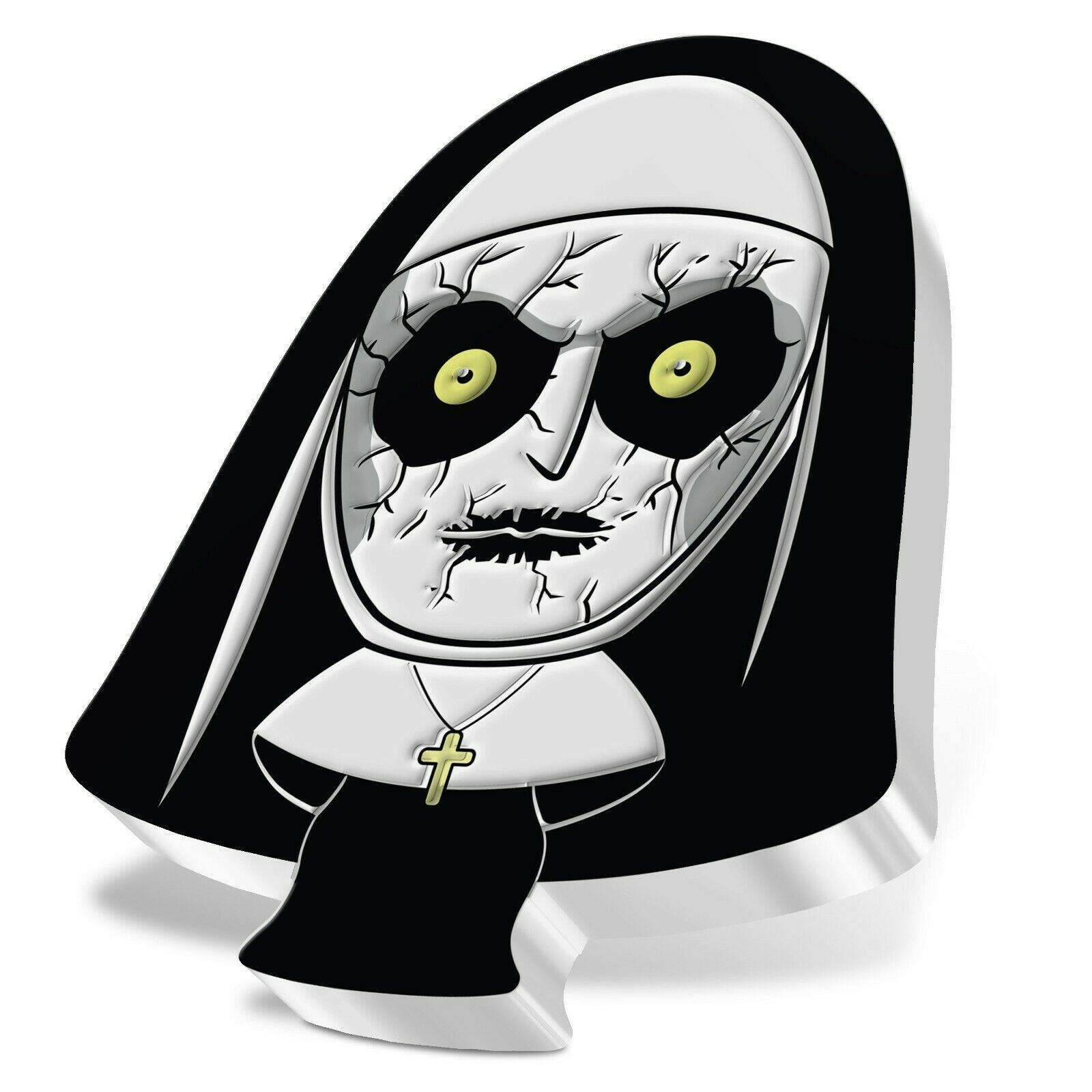 2022 Niue Horror Series The Nun 1oz Silver Chibi Coin