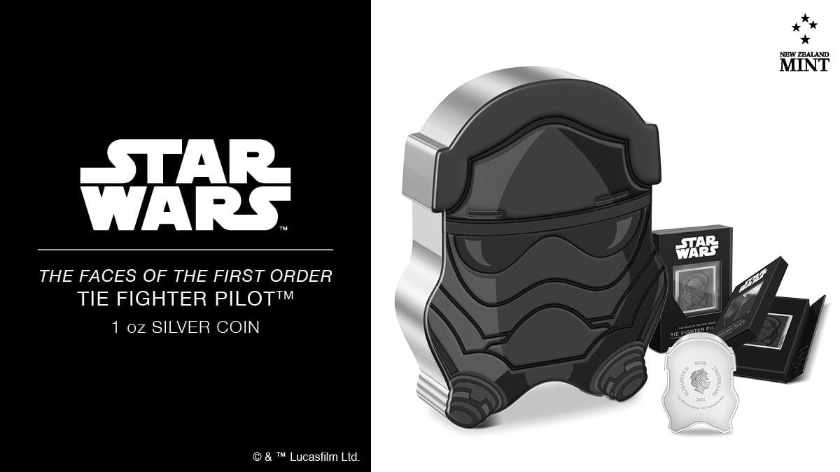 2022 Niue The Faces of the First Order TIE Fighter Pilot 1oz Silver Coin