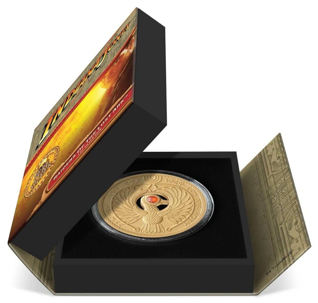 2023 Niue Indiana Jones Raiders of the Lost Ark 1oz Silver Coin Cert #3