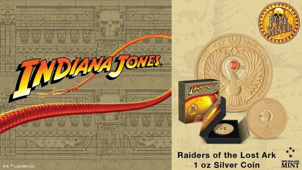 2023 Niue Indiana Jones Raiders of the Lost Ark 1oz Silver Coin Cert #3