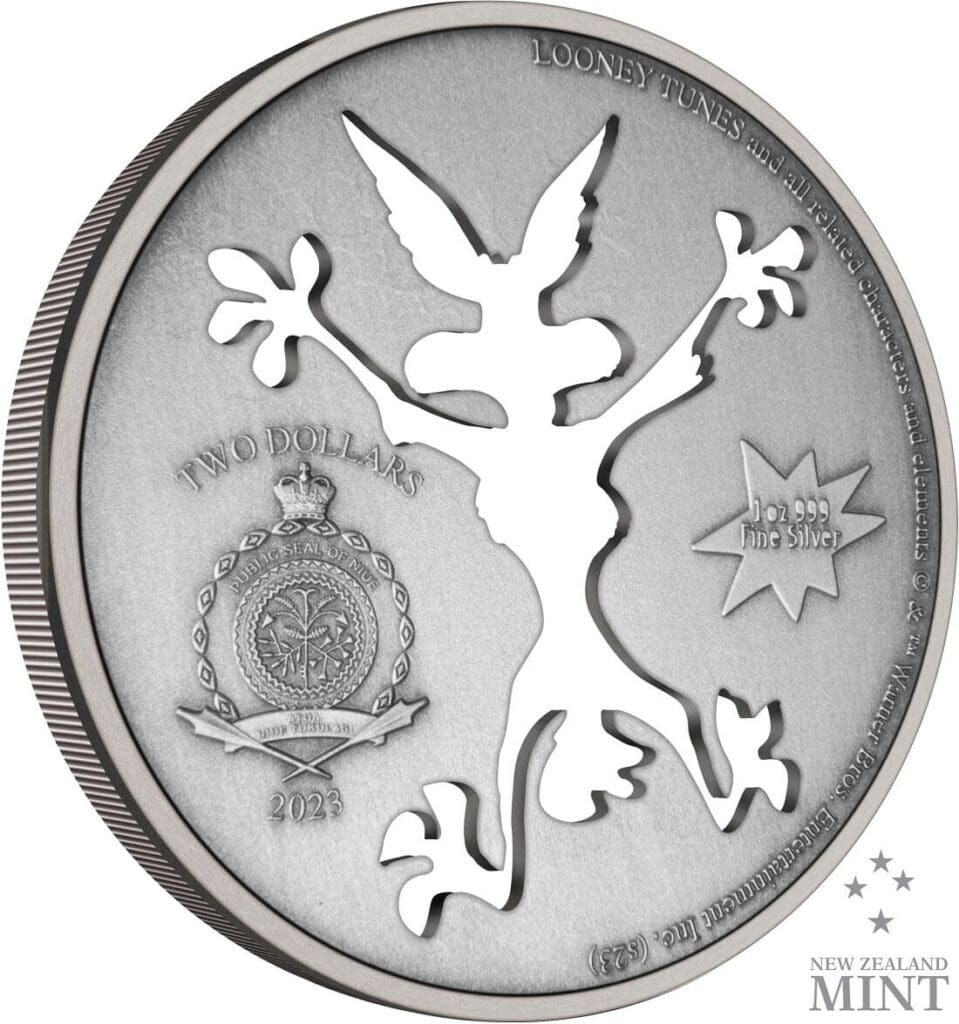 2023 Niue Warner Bros. Looney Tunes Wile E. Coyote 1oz Silver Coin