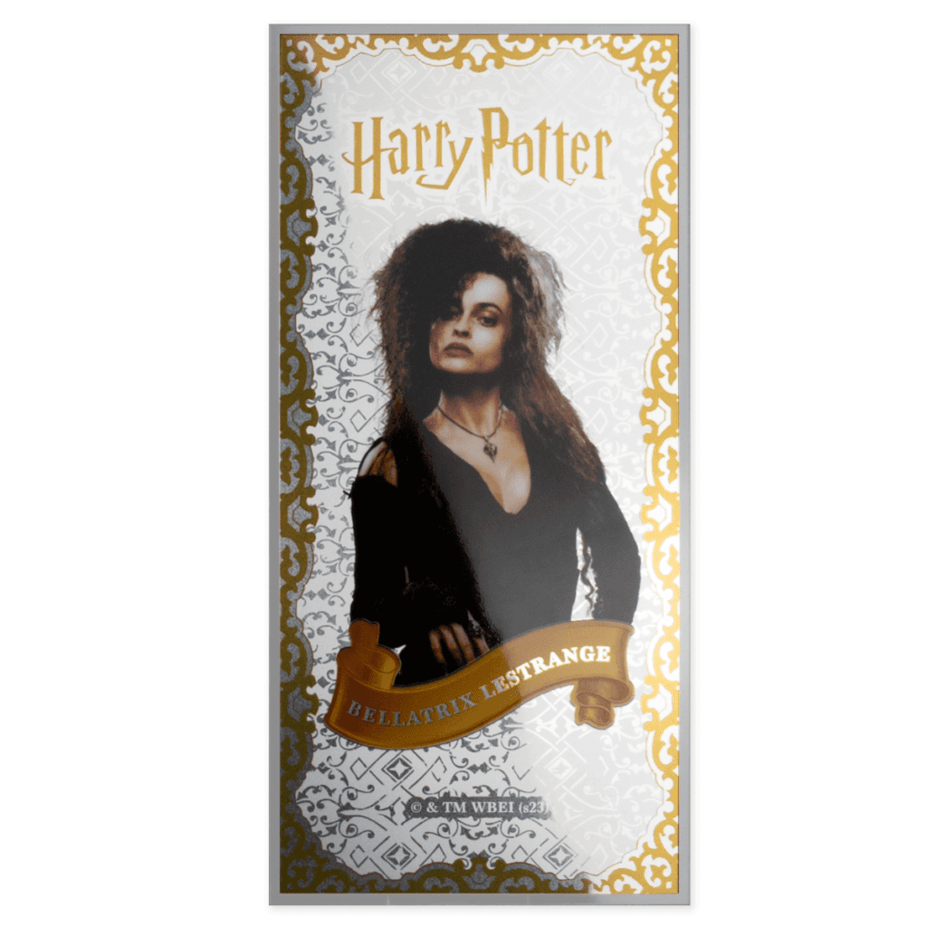 2024 Samoa Harry Potter Bookmarks Bellatrix Lestrange 3g Silver Note