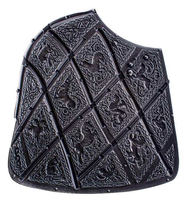 2023 South Korea Trellised Targe Shield 1 Kilo Silver Antiqued Stacker ...