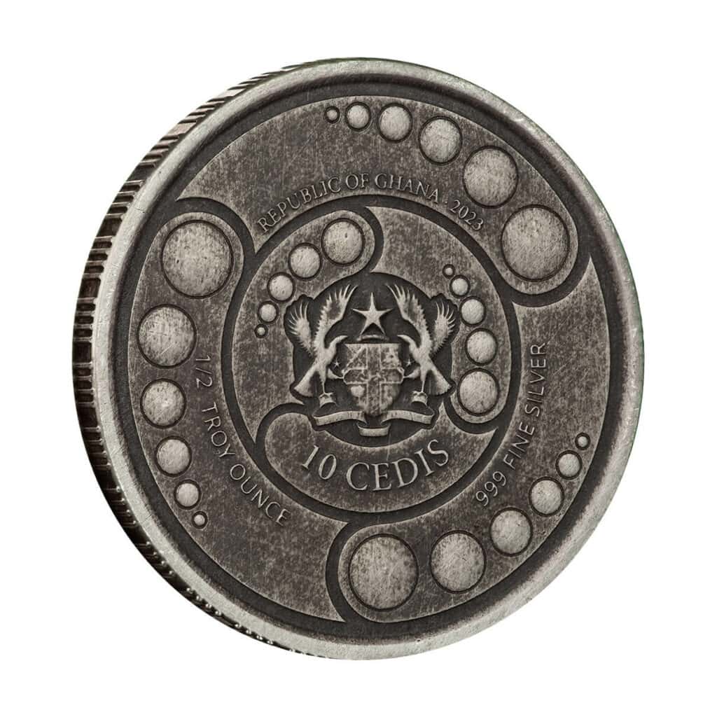 2023 Ghana Alien Invasion 4 x 1/2 oz Silver Coin Set