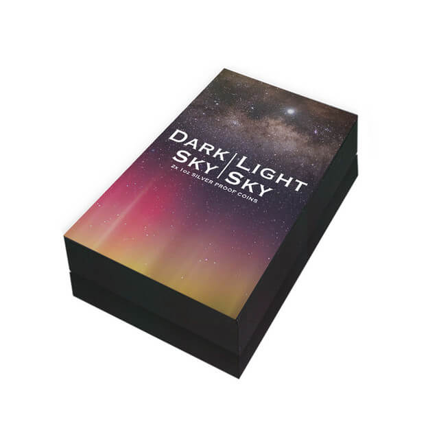 2024 New Zealand Dark Sky Light Sky 2 x 1 oz Silver Proof Colorized ...