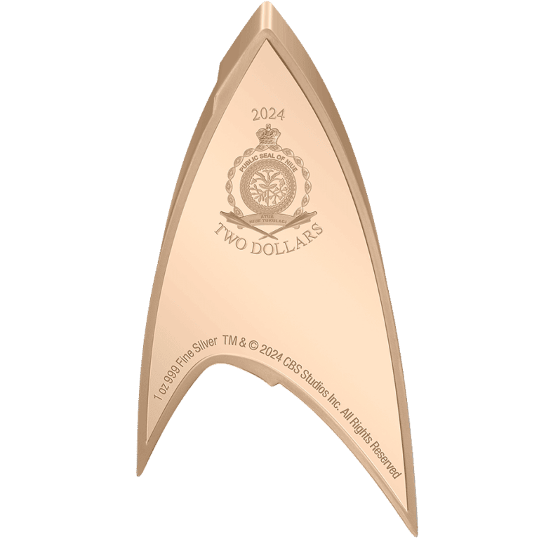 2024 Niue Star Trek Starfleet Divisions Operations Insignia 1oz Silver Coin