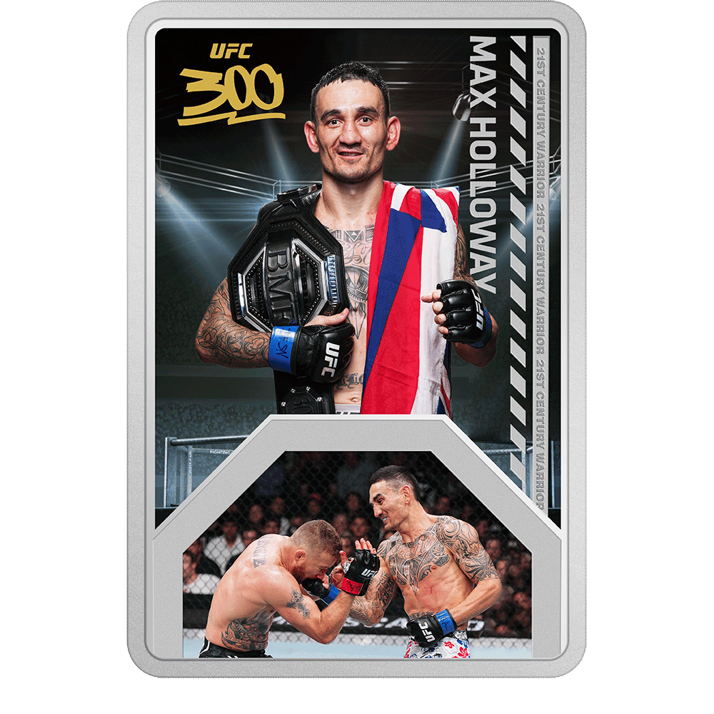 2024 Niue UFC Memorable Moment 1 oz Silver Colorized Proof Coin