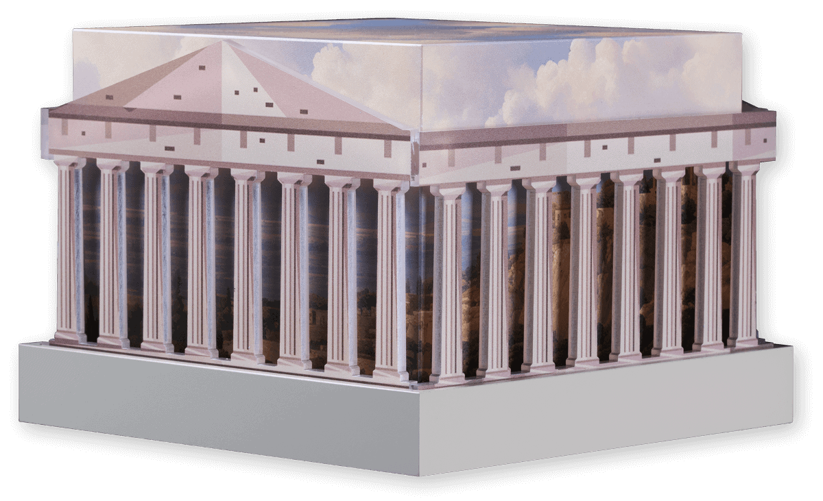 2025 Burundi Greek Gods Cube 1 Kilo Silver Shaped Antiqued Coin