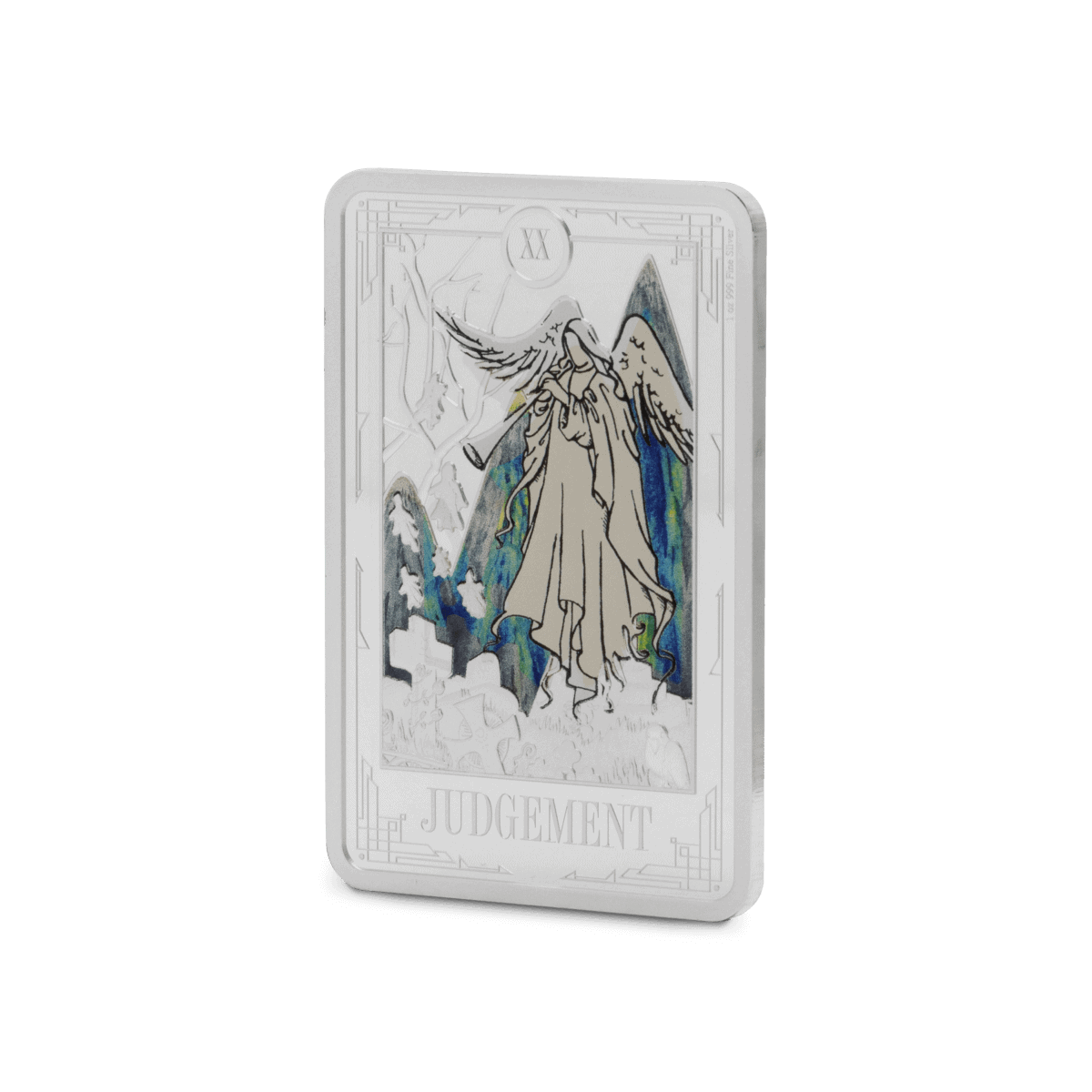 2025 Niue NZM Tarot Card XX Judgement 1 oz Silver Colorized Proof Coin