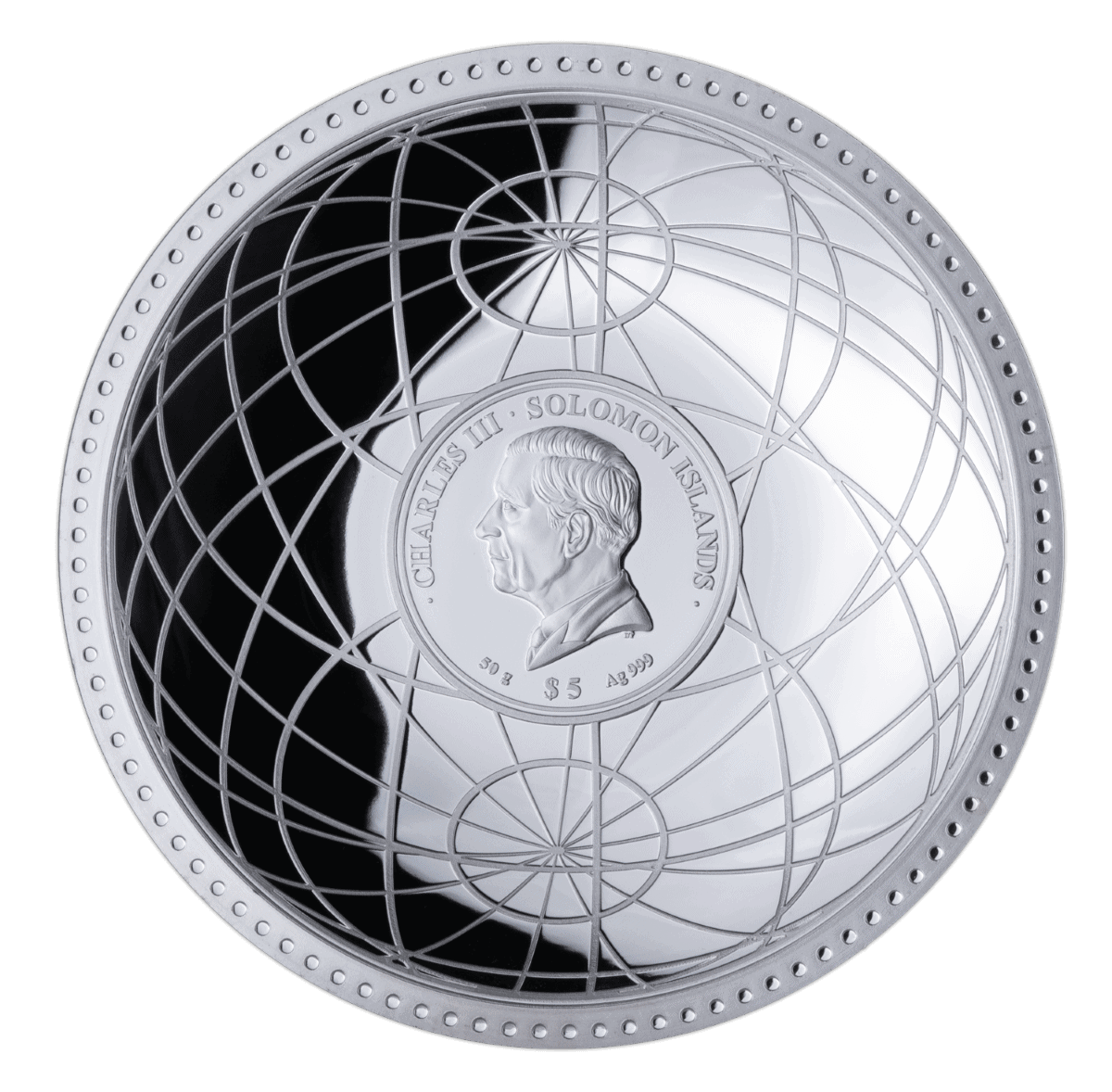 2025 Solomon Islands The Bullion Giants Silver 50 Gram Silver Gilded ...