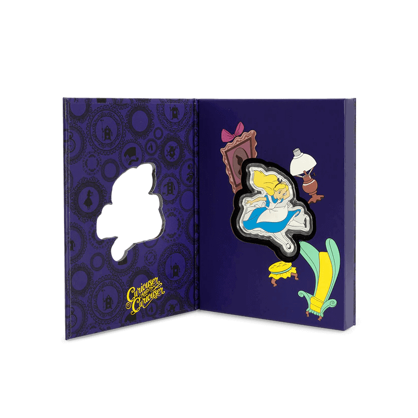 2025 Niue Disney Alice in Wonderland Alice 2 oz Silver Colorized Proof Coin