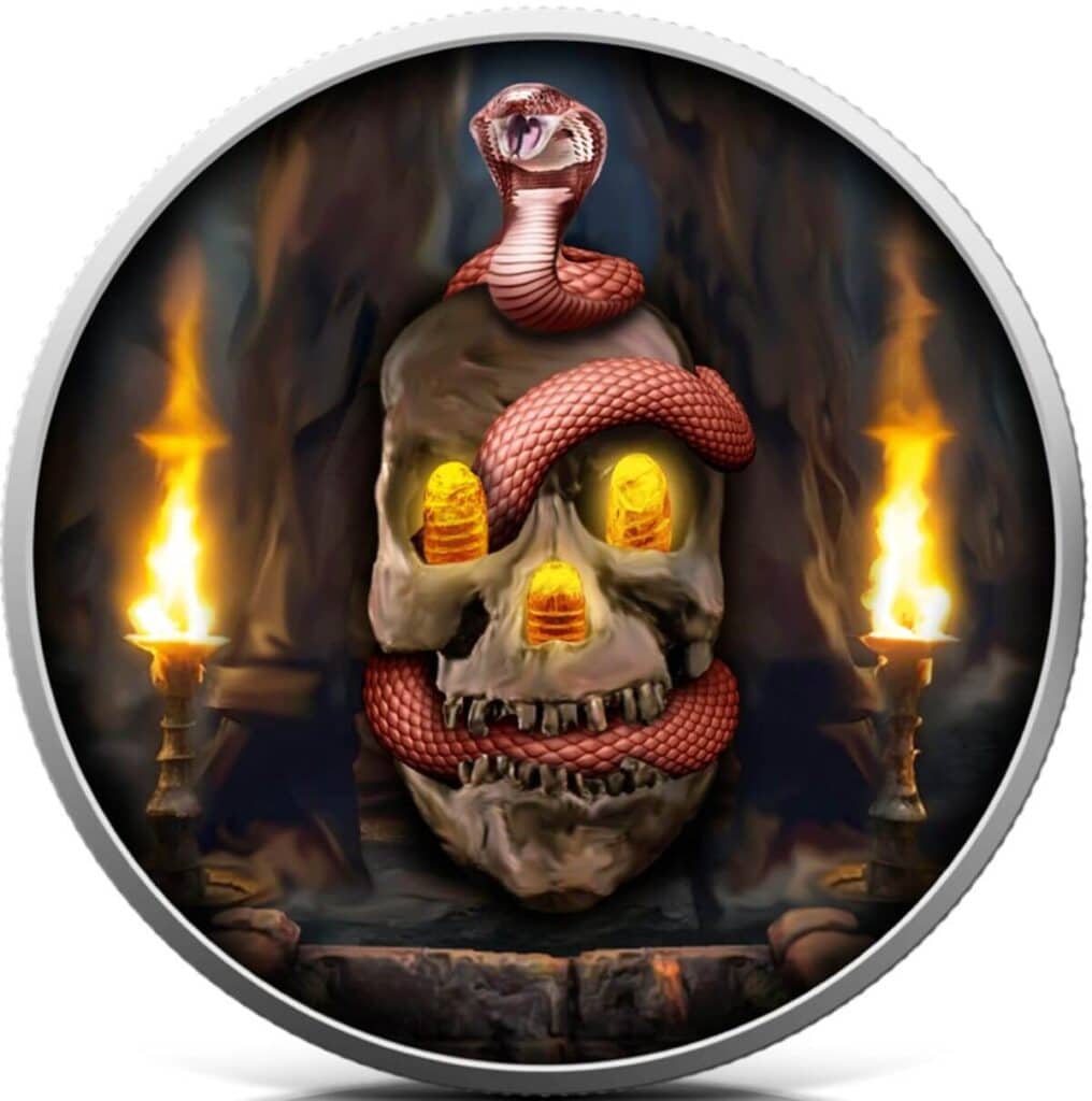 2023 Mexico Libertad Temple of Doom Kali-Ma 1 oz Silver Coin