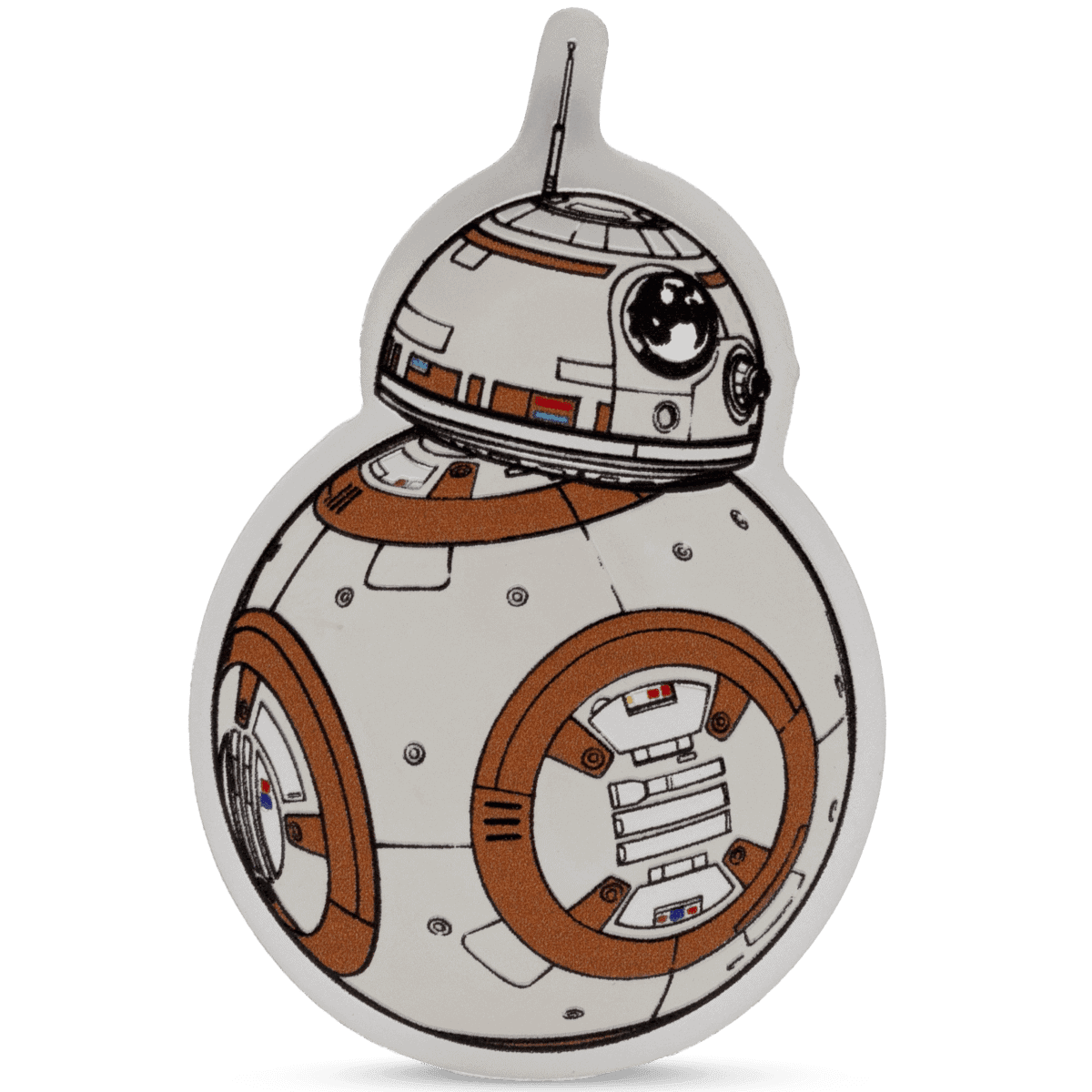 2025 Niue Star Wars BB-8 Droids 1 oz Silver Colorized Proof Coin