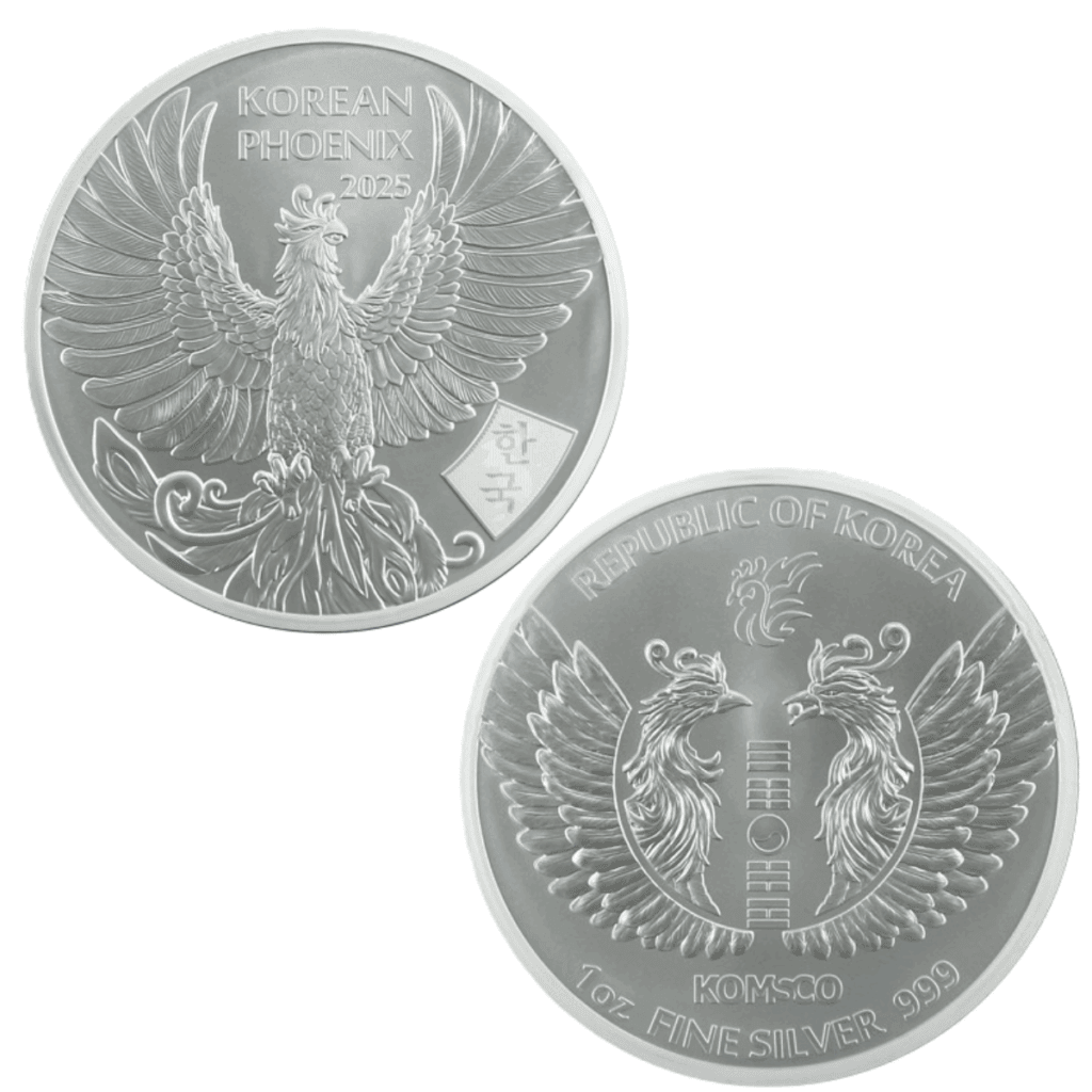 2025 South Korea Korean Phoenix 1 oz Silver BU Coin