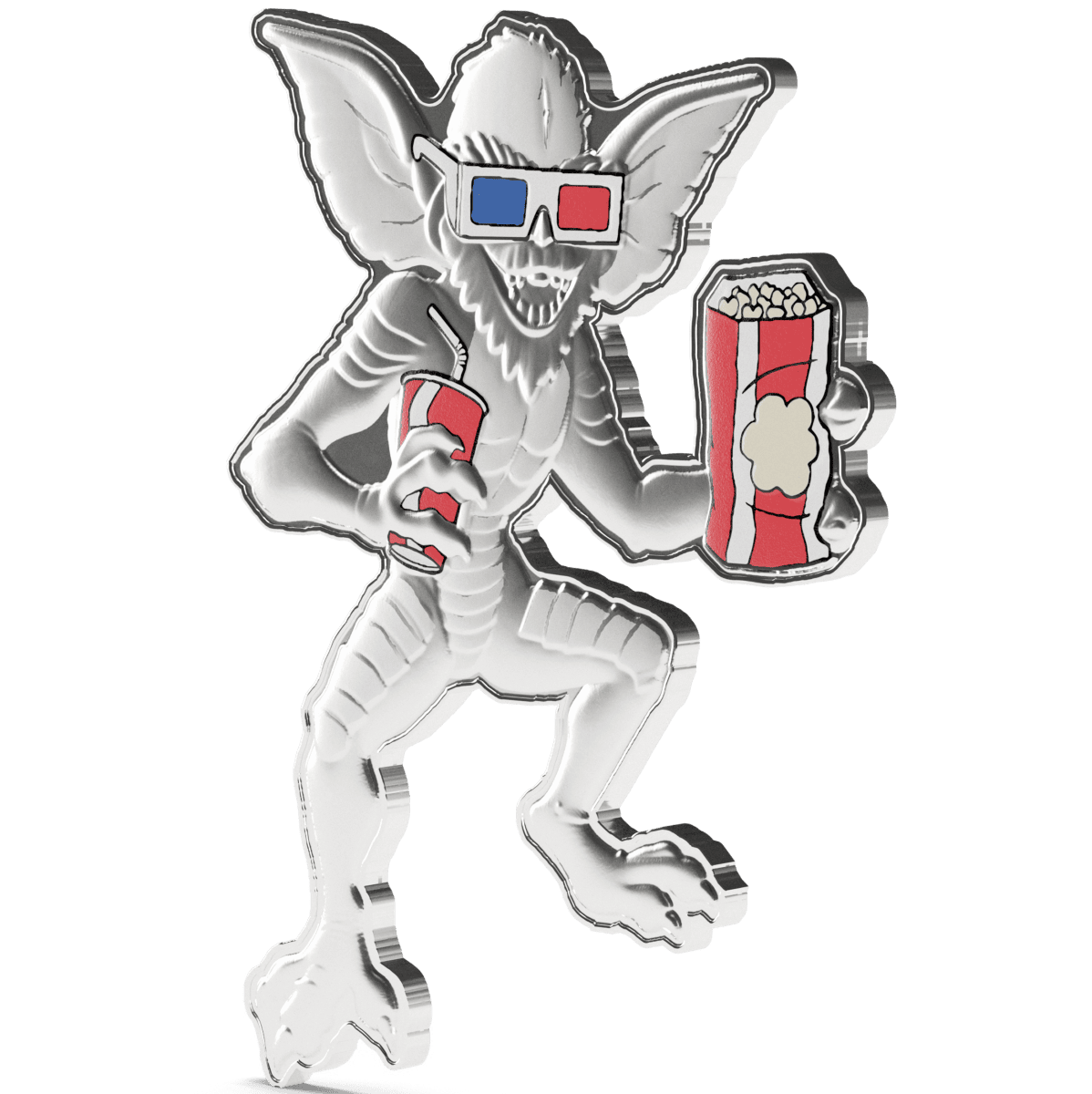 2025 Niue Agoro Warner Bros. Gremlins 1 oz Silver Chase Coin