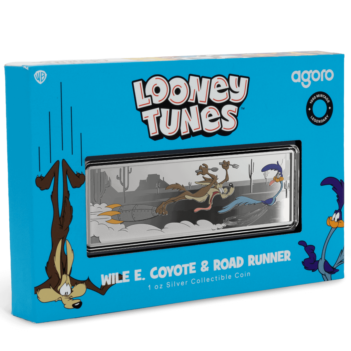 2025 Niue Looney Tunes Wile E Coyote Road Runner Silver Coin