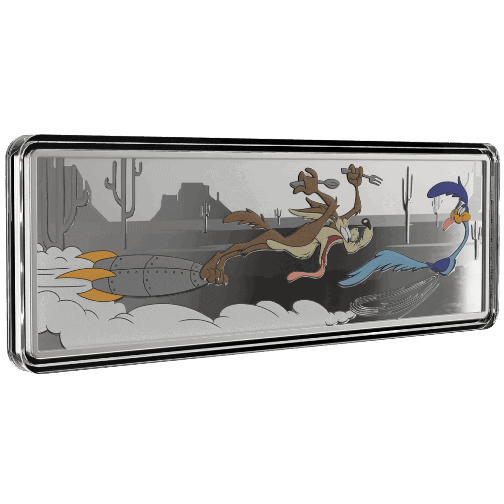 2025 Niue Looney Tunes Wile E Coyote Road Runner Silver Coin