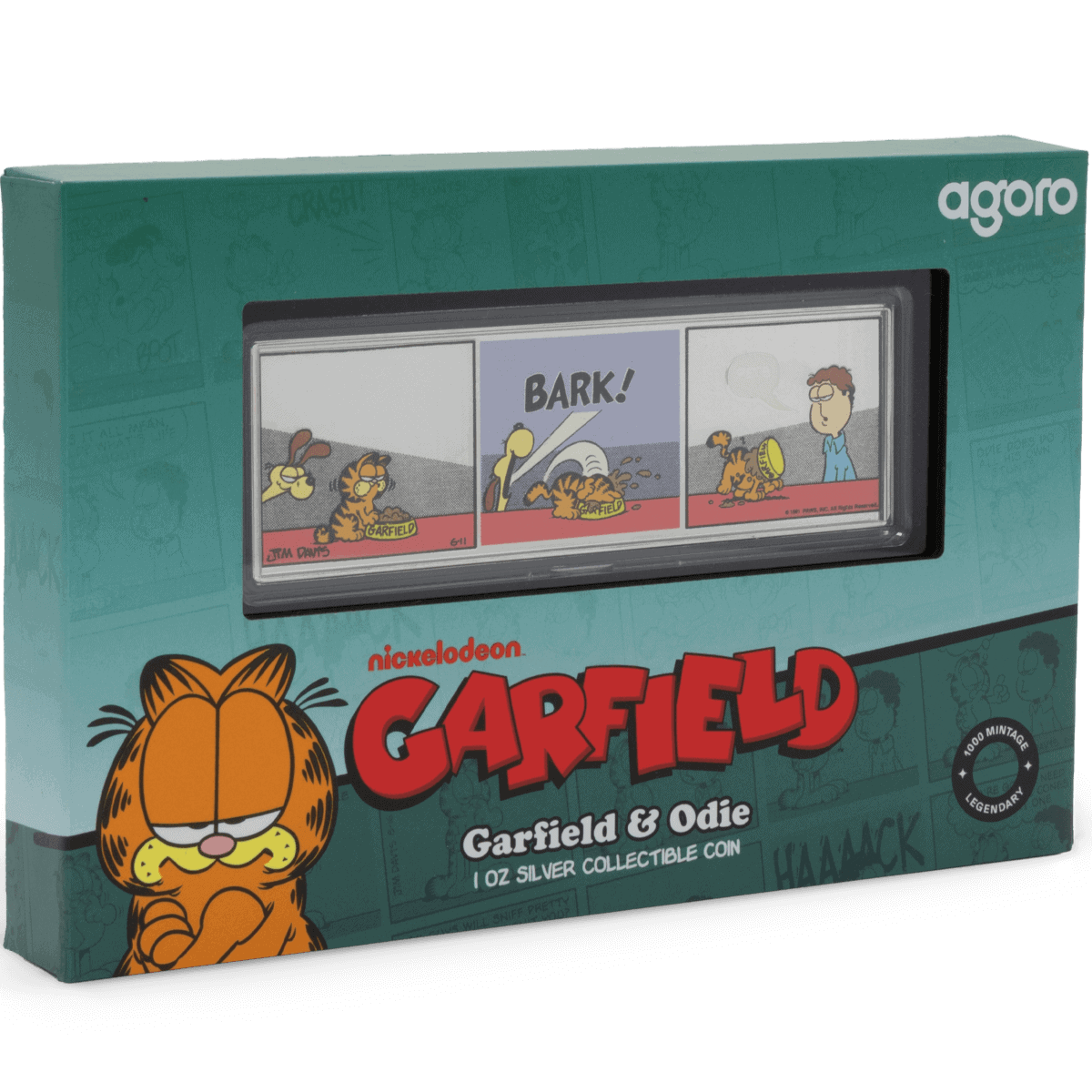 2025 Niue Nickelodeon Garfield I Hate Mondays 1 oz Silver Coin