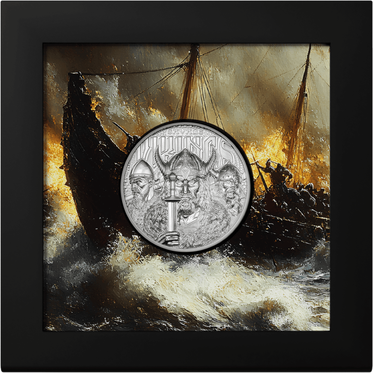 2026 Cook Islands Legends Savage Vikings 1 oz Silver Proof Coin