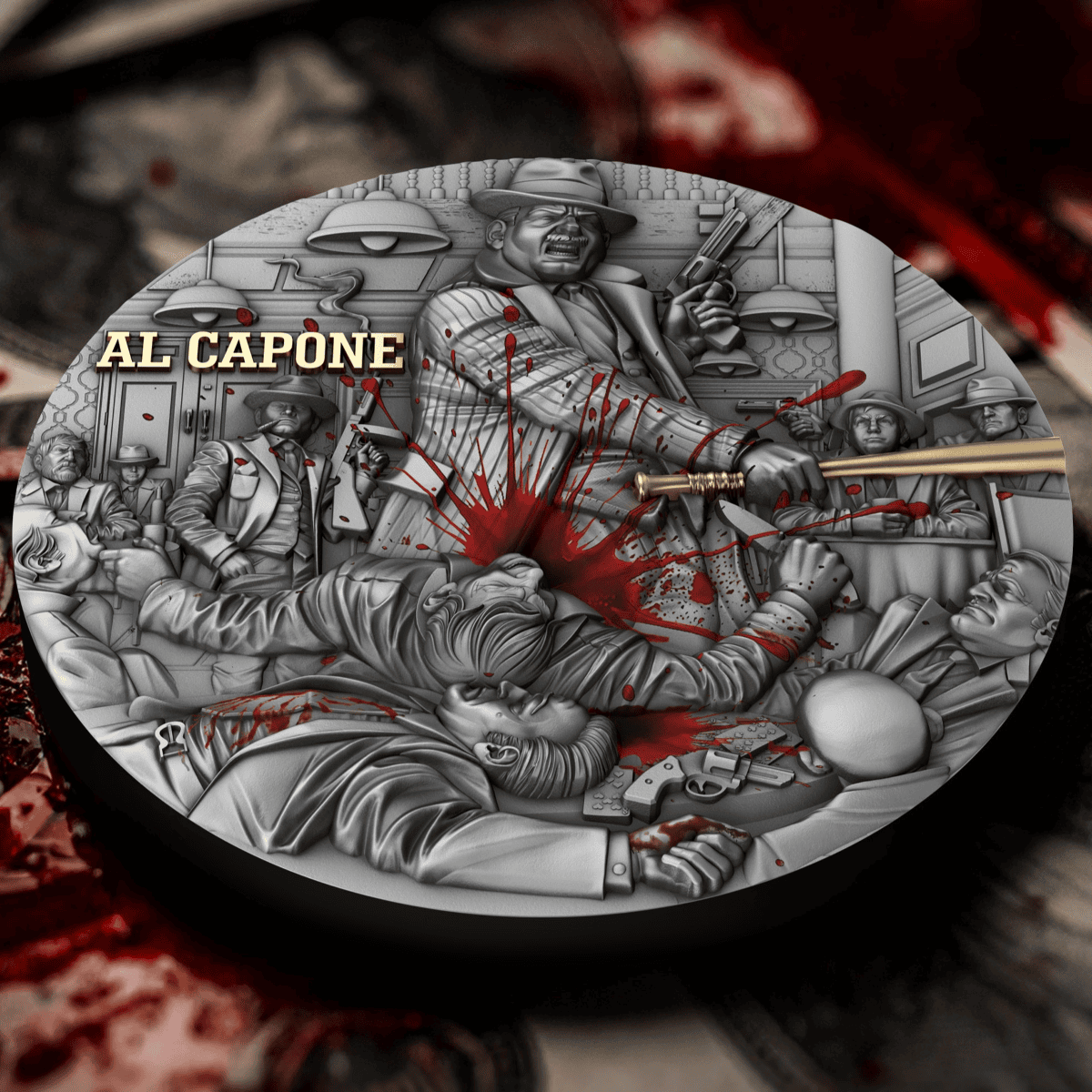 2025 Cameroon Empires of Crime Al Capone 2 oz Silver Coin