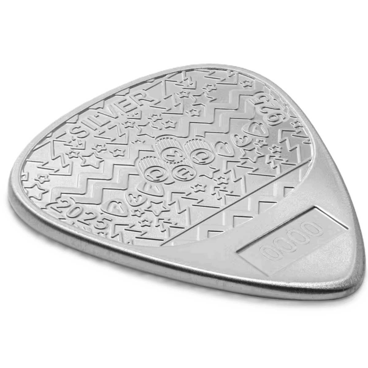 PAMP Fender Holiday 351 Heavy Guitar Pick 10 Gram Silver Coin