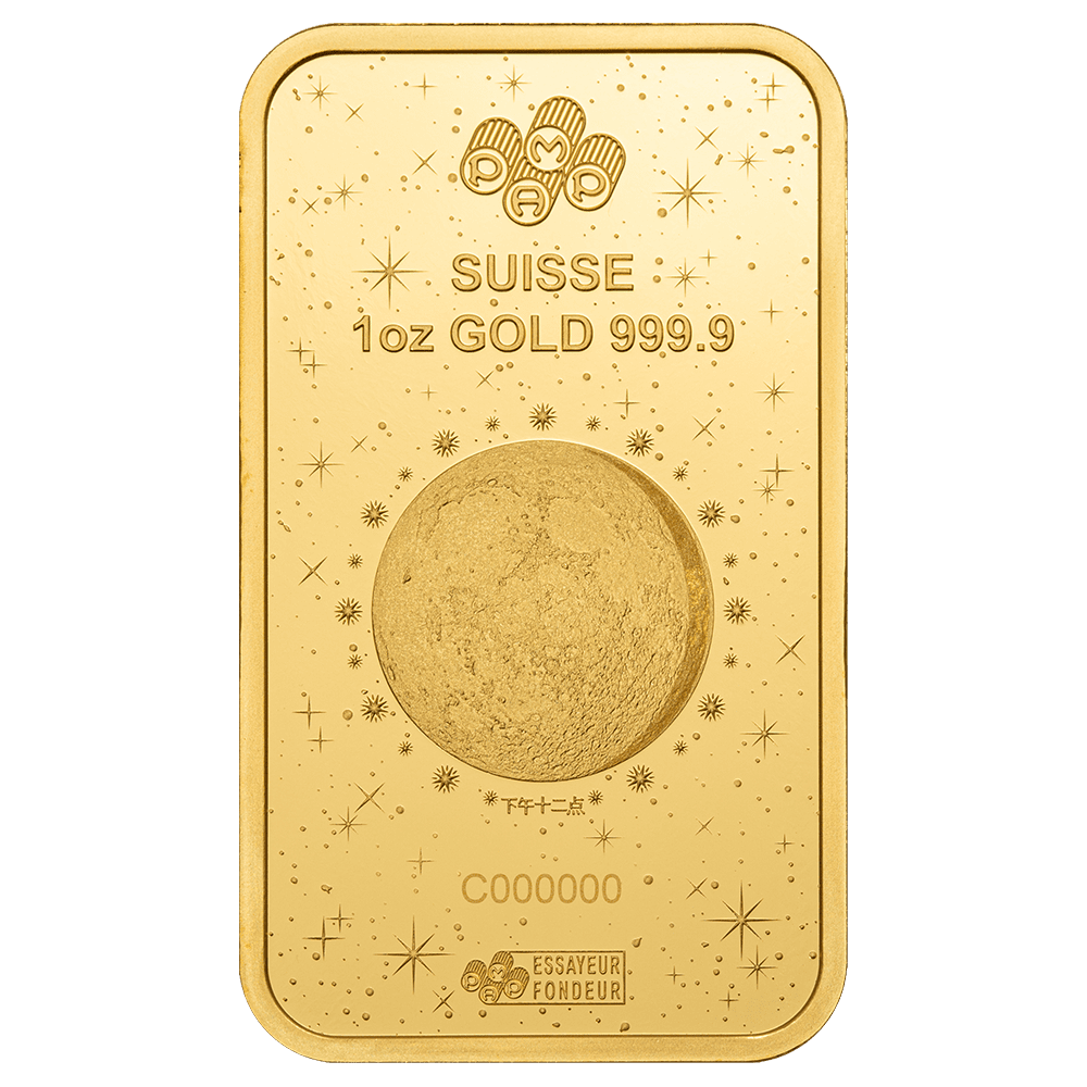2026 PAMP Lunar Legends 1000 Mile Horse 1 oz Gold Bar
