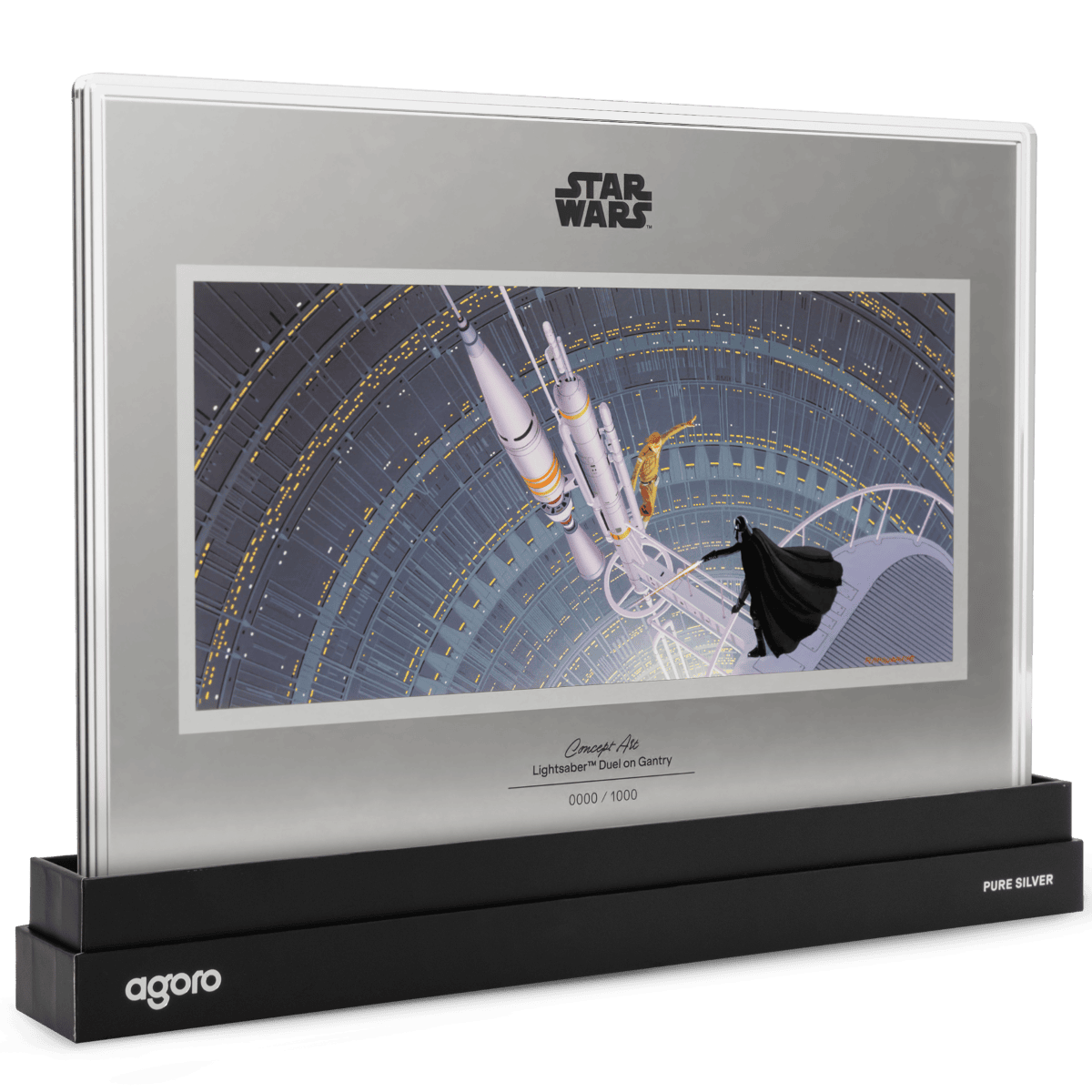 2026 Niue Star Wars Lightsaber Duel on Gantry 1 oz Silver Foil